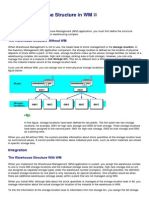 Sap WM Organization Structure | PDF | Warehouse | Logistics