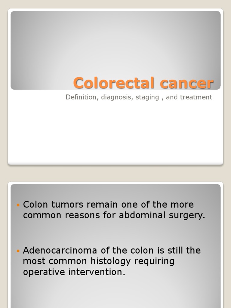 Colorectal Cancer | PDF | Colorectal Cancer | Cancer