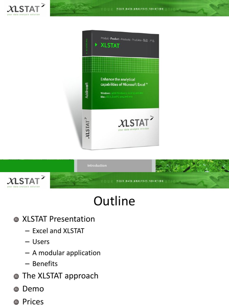 XLSTAT - Statistical Analysis Software | Download Free PDF | Microsoft ...