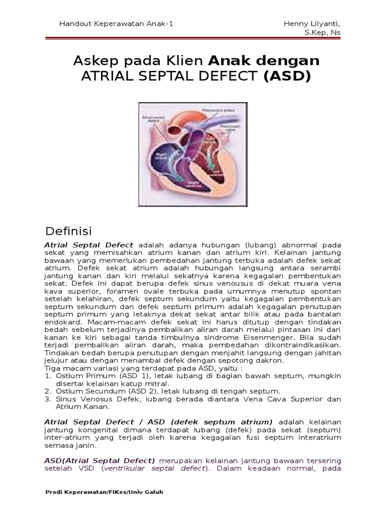 Askep ASD | PDF