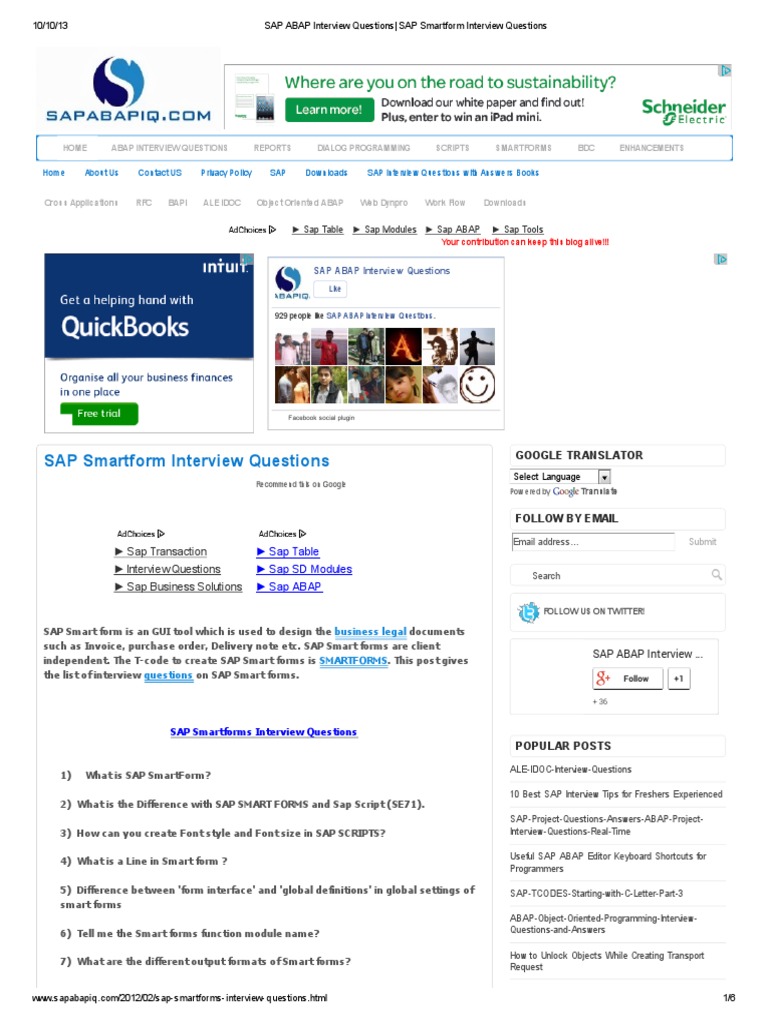 Smart Form Interview Questation | PDF | Software Engineering | Areas Of ...