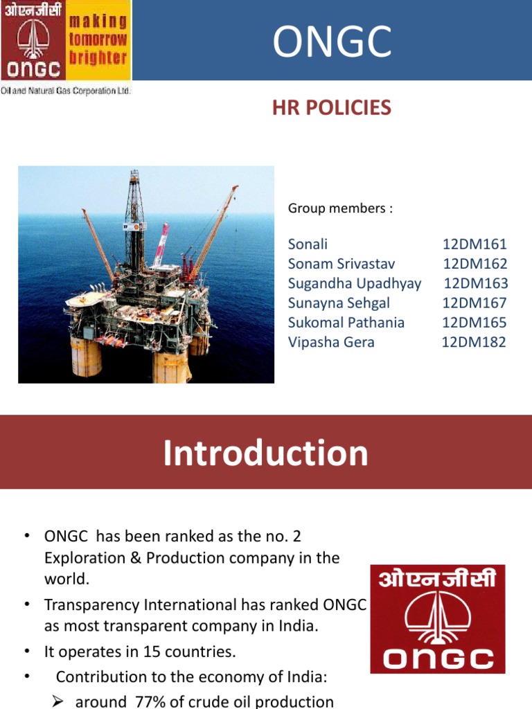 HR Policies Ongc | PDF | Performance Appraisal | Corporate Social Responsibility