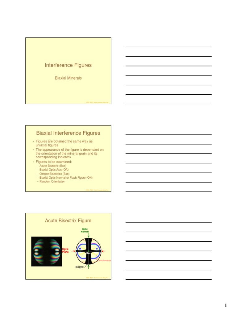 Biaxial Interference Figures Explained | PDF