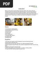EOT Crane Checklist | PDF | Electric Motor | Switch