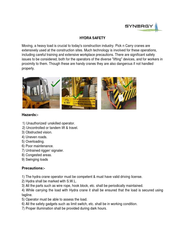 Hydra Safety | PDF