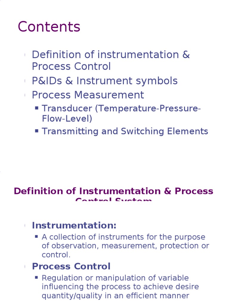 Basic Instrumentation | PDF | Flow Measurement | Pressure Measurement