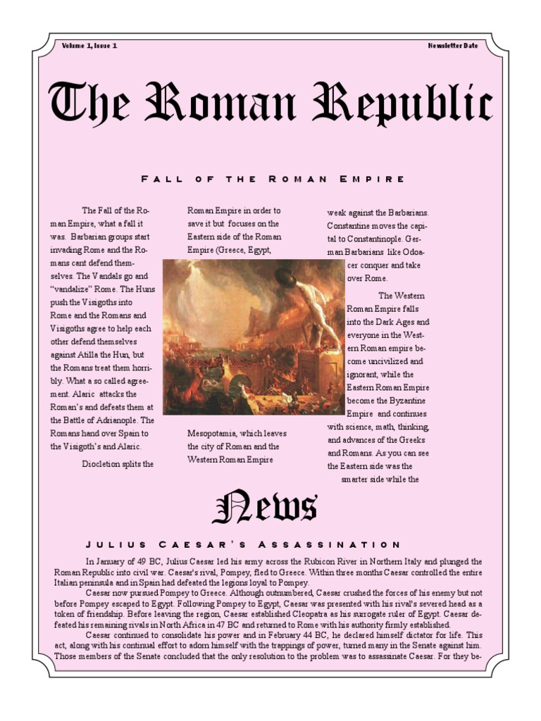 The Roman Republic | PDF | Julius Caesar | Punic Wars