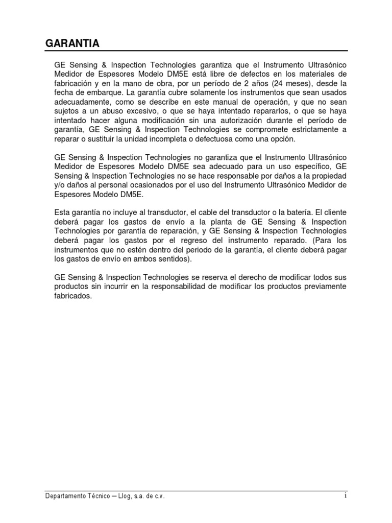 Manual DM5E | PDF | Calibración | Memoria del ordenador