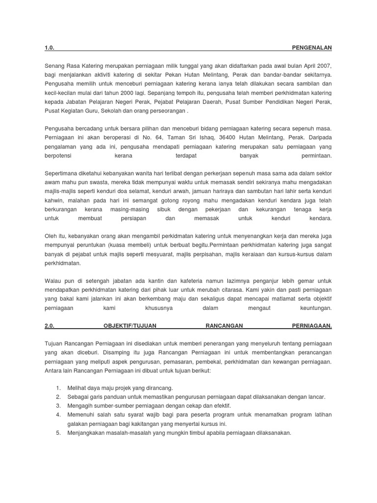 Contoh Kertas Kerja | PDF