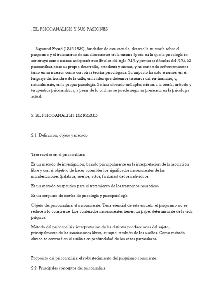 Compulsión a la Repetición en Freud | PDF | Psicoanálisis | Carné de ...