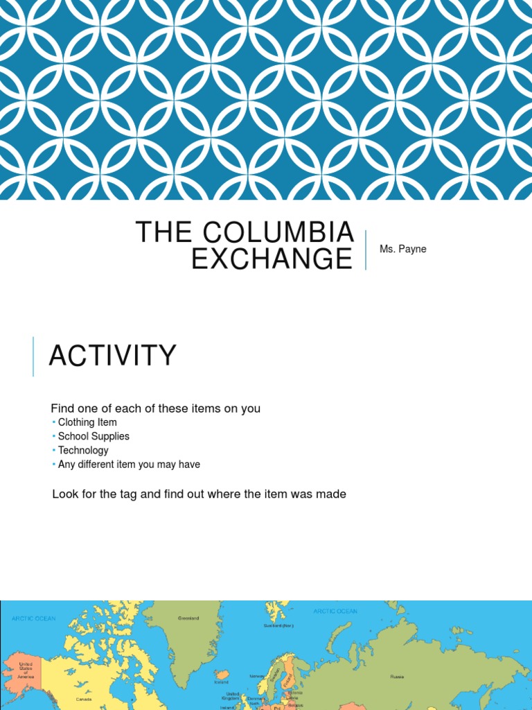 The Columbia Exchange 1 | PDF | Social Science | History