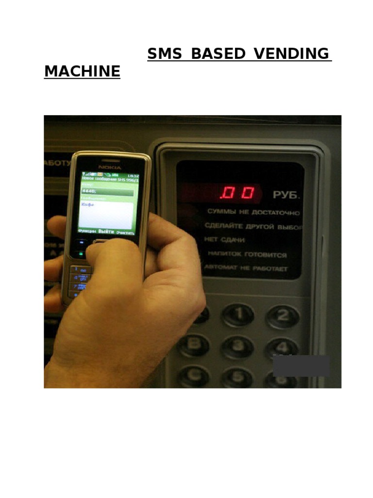 GSM Based Vending Machine | PDF | Microcontroller | Embedded System