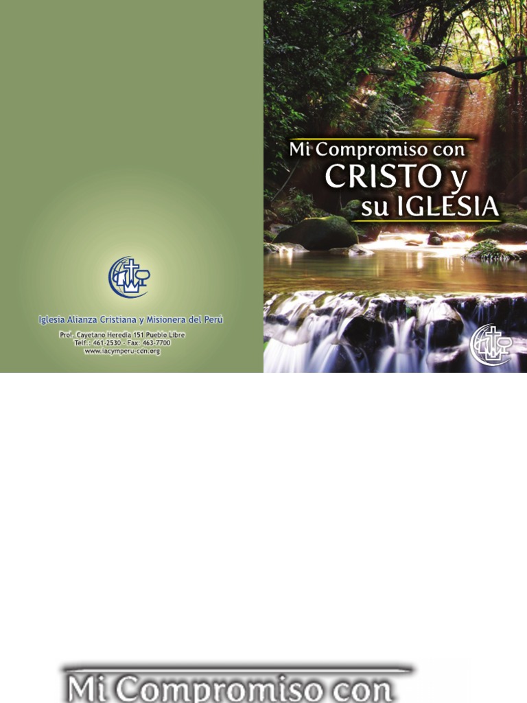 Mi Compromiso Con Cristo y Su Iglesia | PDF | Cristo (título) | Misionero