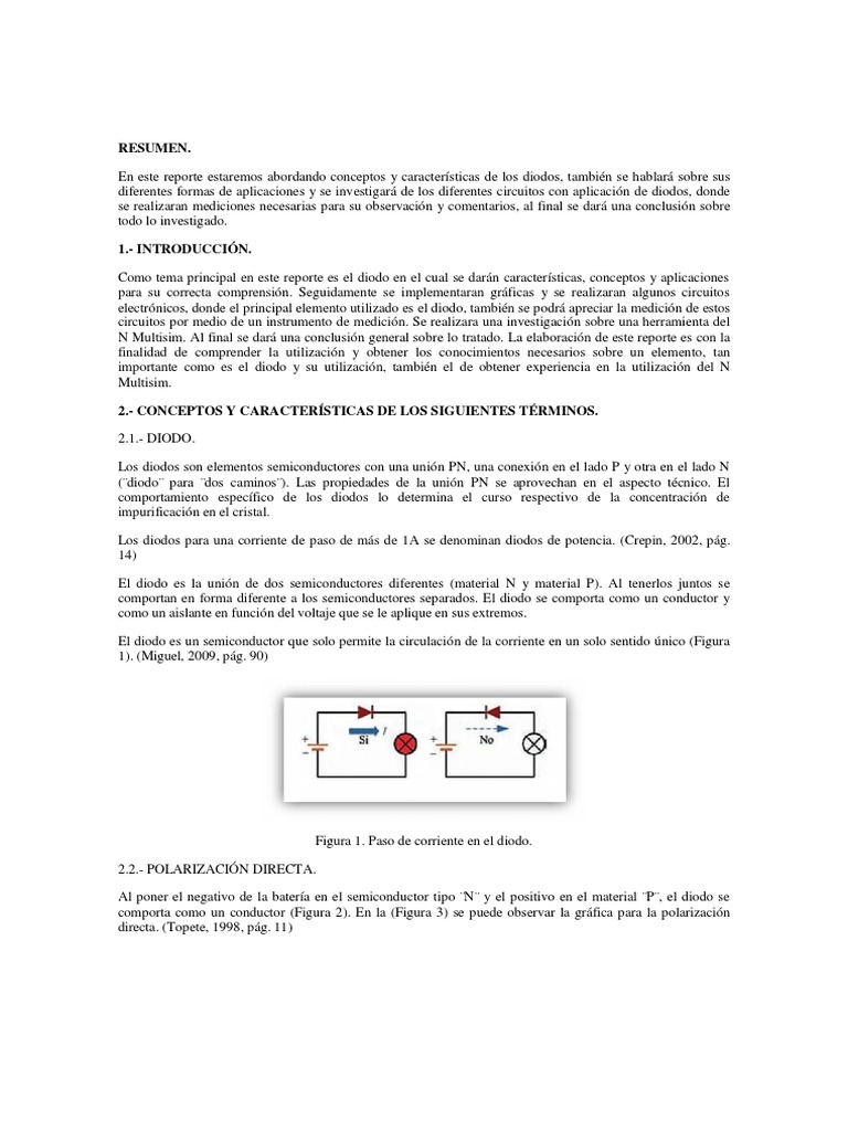 Aplicacion de Diodos | PDF | Rectificador | Diodo
