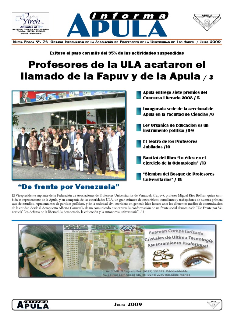 Apula Informa No. 76.. | PDF | Democracia | Ideologías políticas