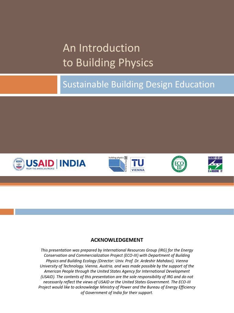 Sustainable Building Design Course | Download Free PDF | Heat Transfer ...