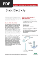 NFPA 77: Static Electricity Guidelines | PDF | Electrical Resistance ...