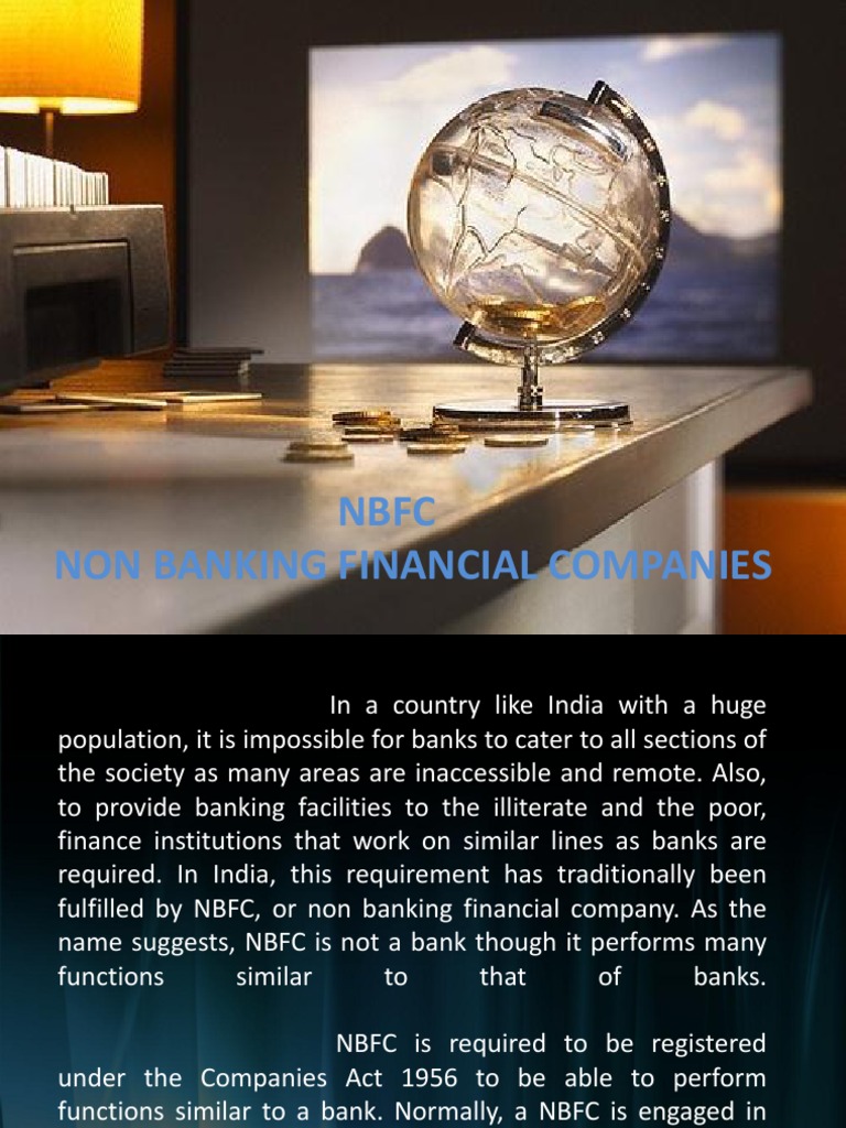 NBFC | PDF | Non Bank Financial Institution | Banks