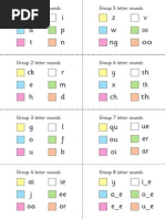 Jolly Phonics Teacher Checklist | PDF | Phonics | Reading (Process)