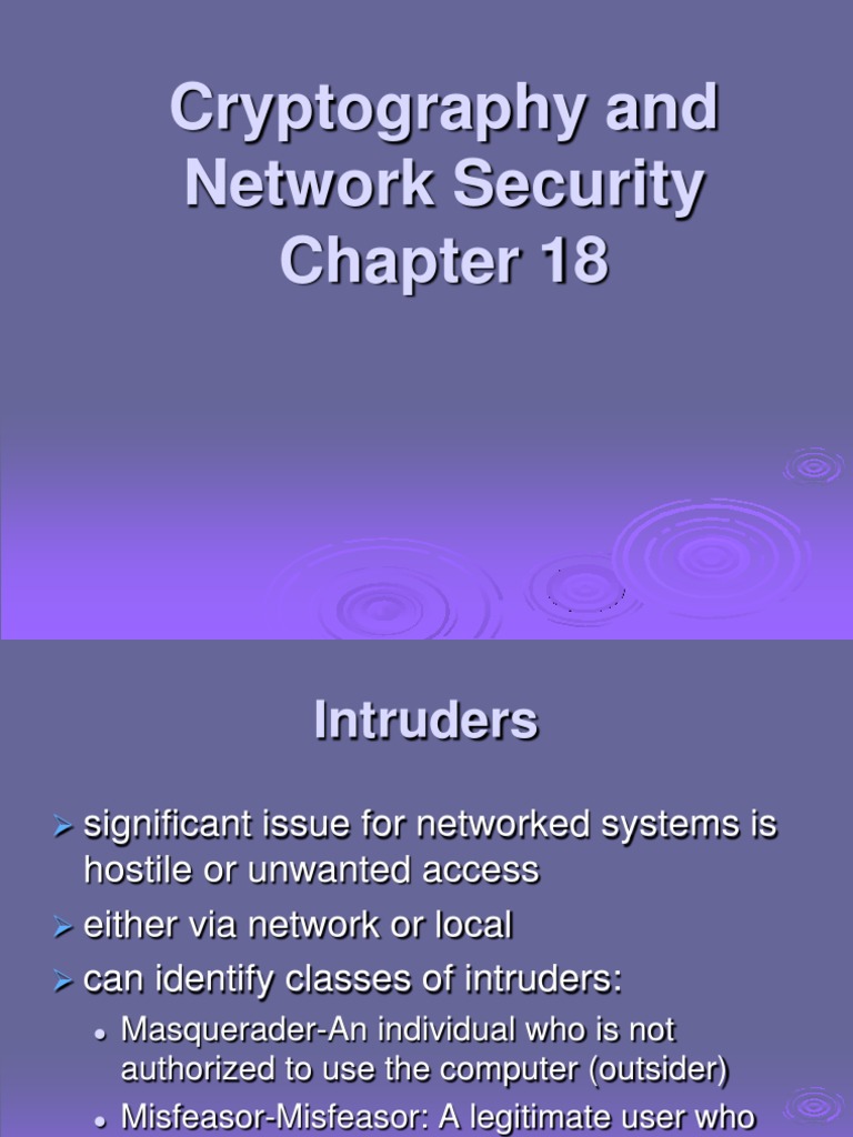 Intruders | PDF | Password | Network Security
