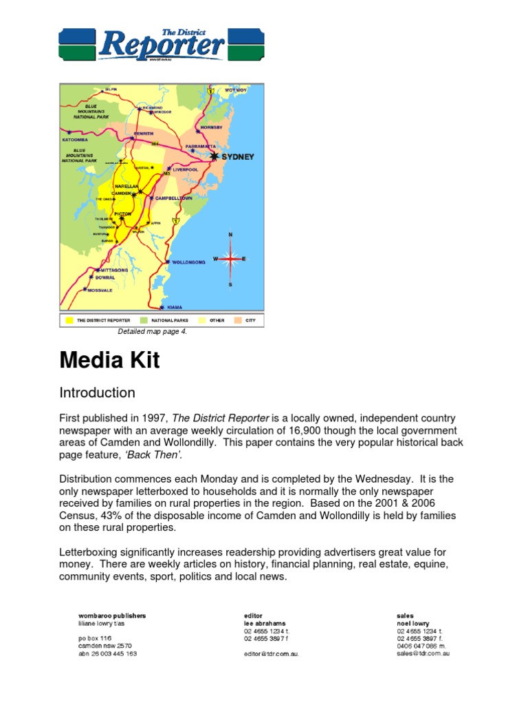 Media Kit | PDF | Newspaper Publishing | Newspapers