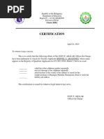 Bonafide Certificate | PDF | Learning | Behavior Modification