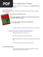 The House On Mango Street Final Project: 8th Grade English | PDF