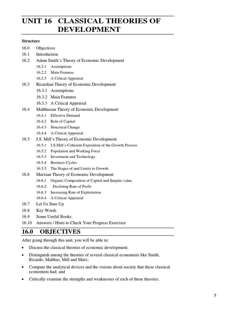 Theories of Development | PDF | Capitalism | Economic Growth