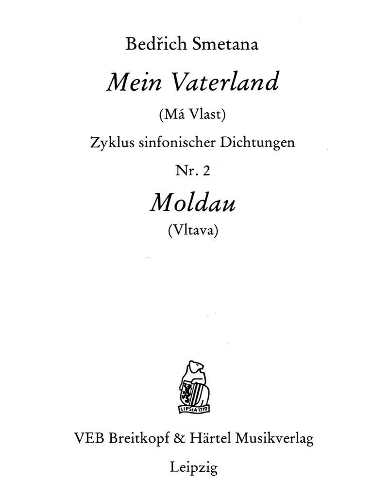 The Moldau (Vltava) | PDF
