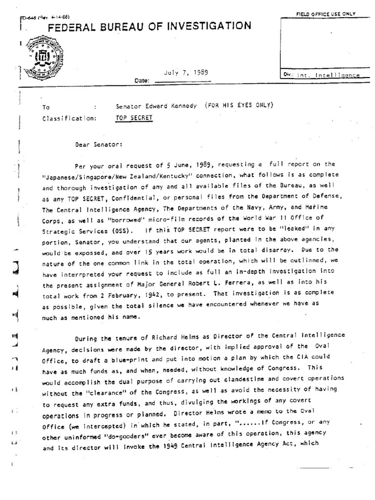 Five Star Trust Origins - FBI Redacted Report | PDF