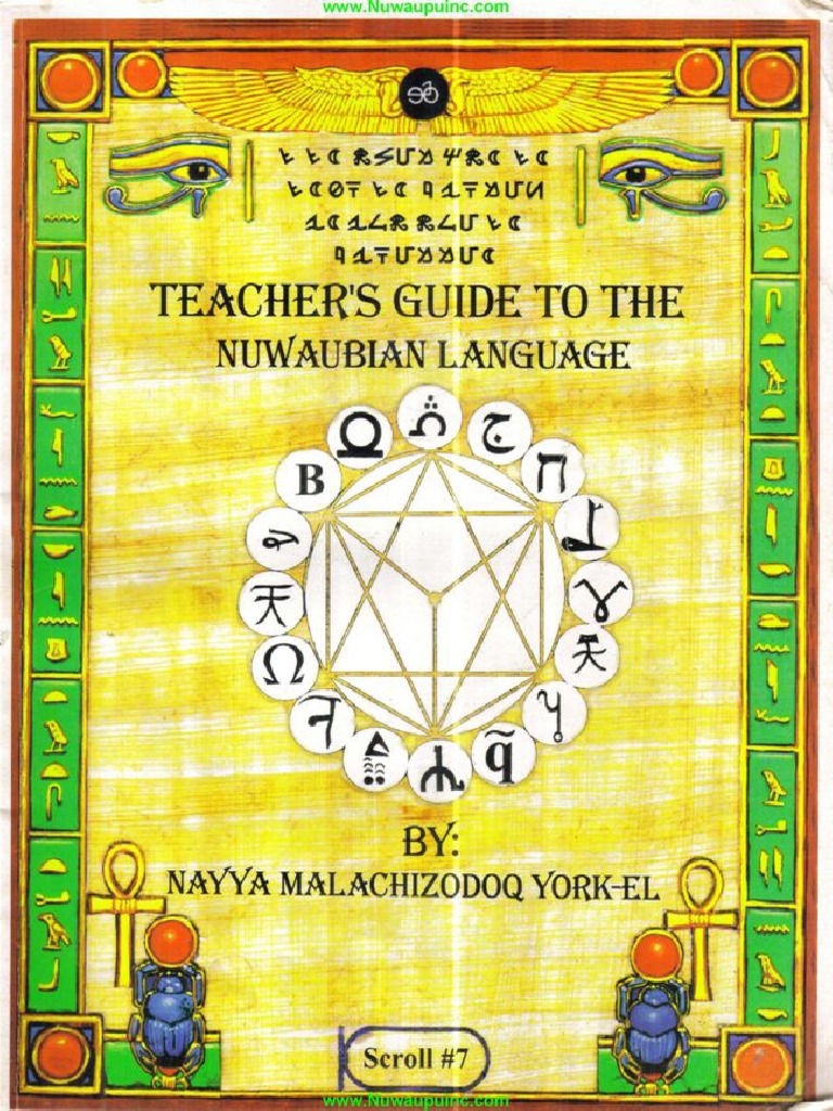 Dr York - Teachers Guide to the Nuwaubian Language