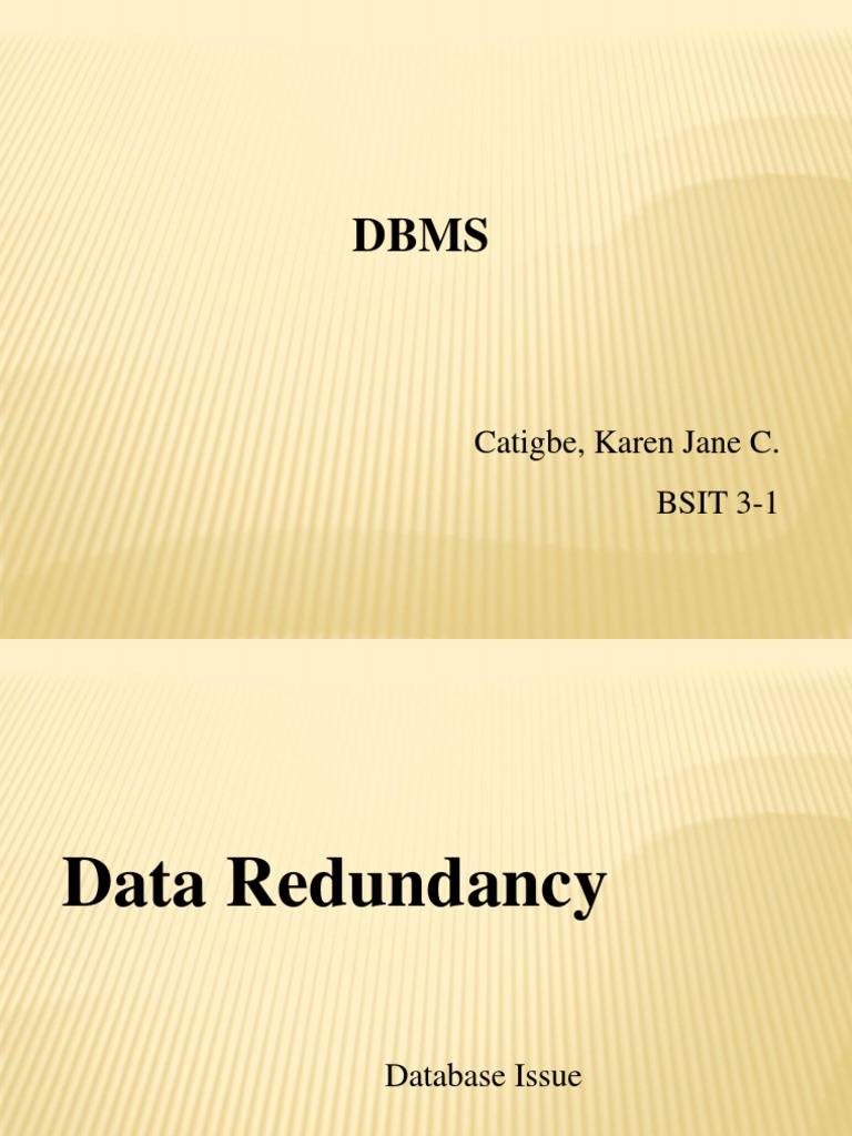 Reducing Data Redundancy in Databases | PDF