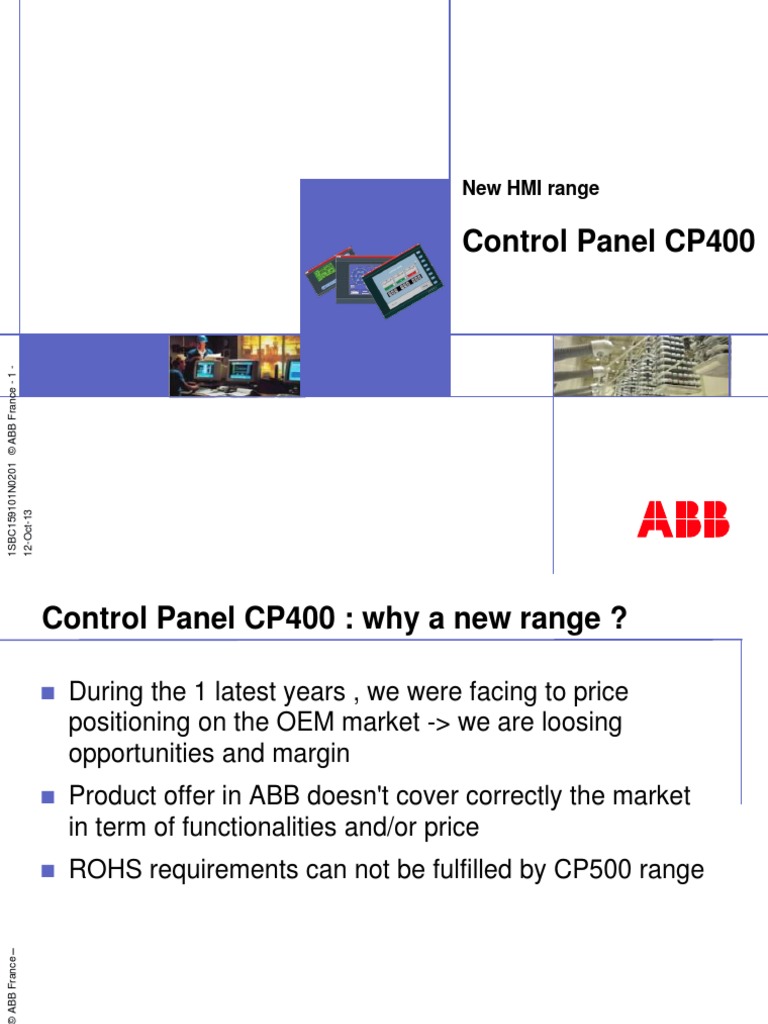 Cp400 Control Panel Presentation | PDF | Usb | Computer Engineering