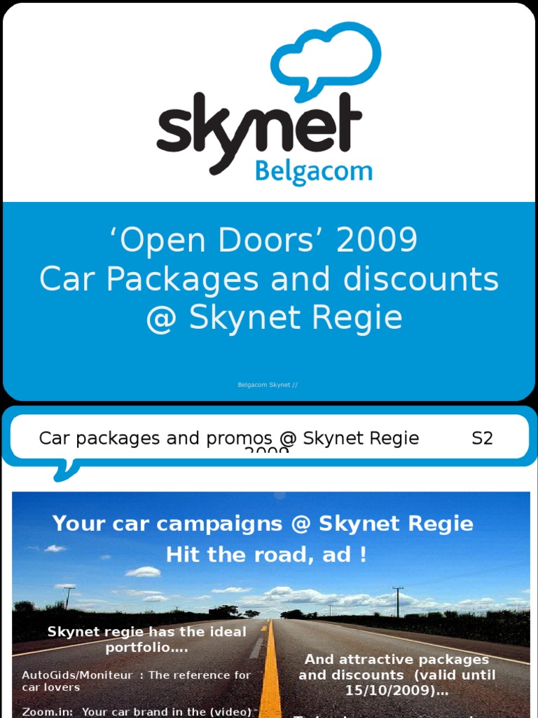 Skynet Opendoors Cars Promo 2009 | PDF | Vehicles | Car