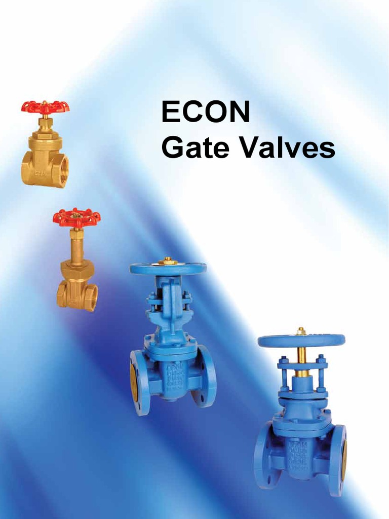 Econ Gate Valves | PDF | Valve | Cast Iron
