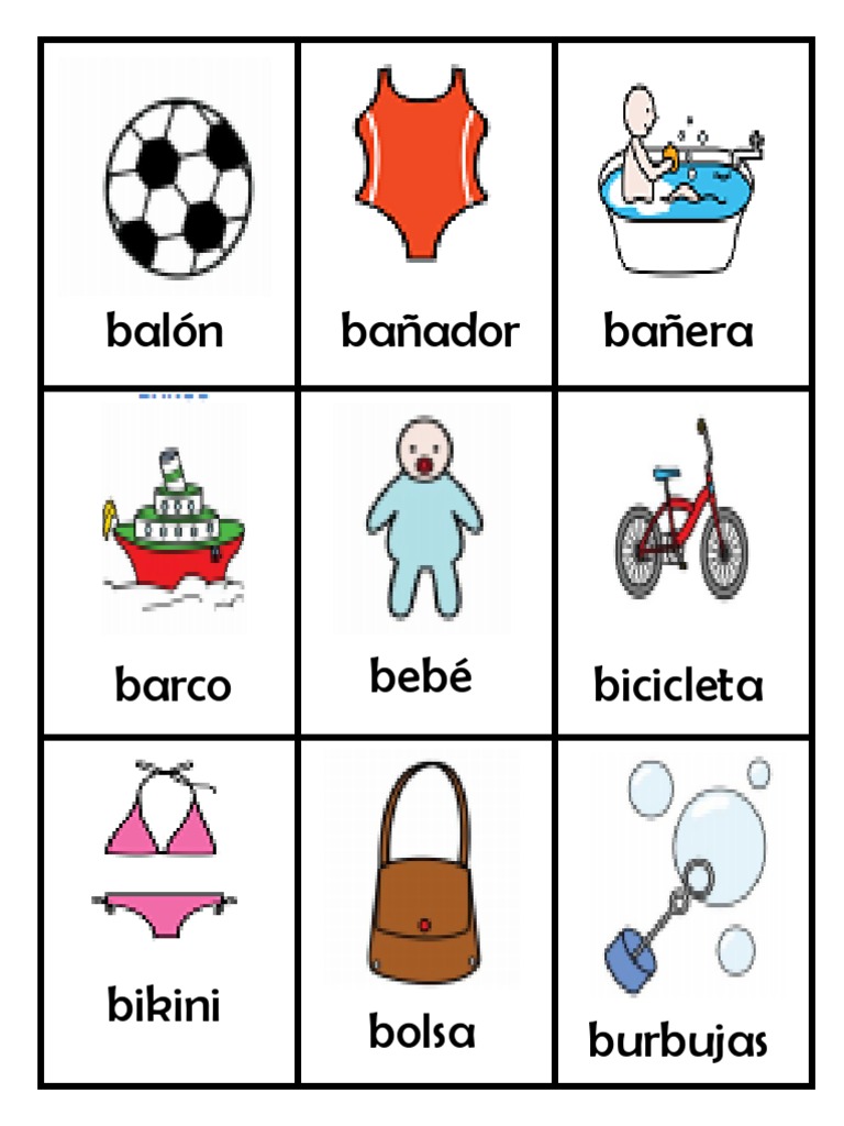 Loteria Del Fonema B Adaptado Al Lenguaje de Señas... | PDF