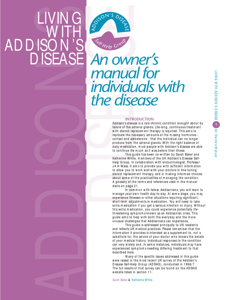 Addisons Disease Control Guidelines | PDF