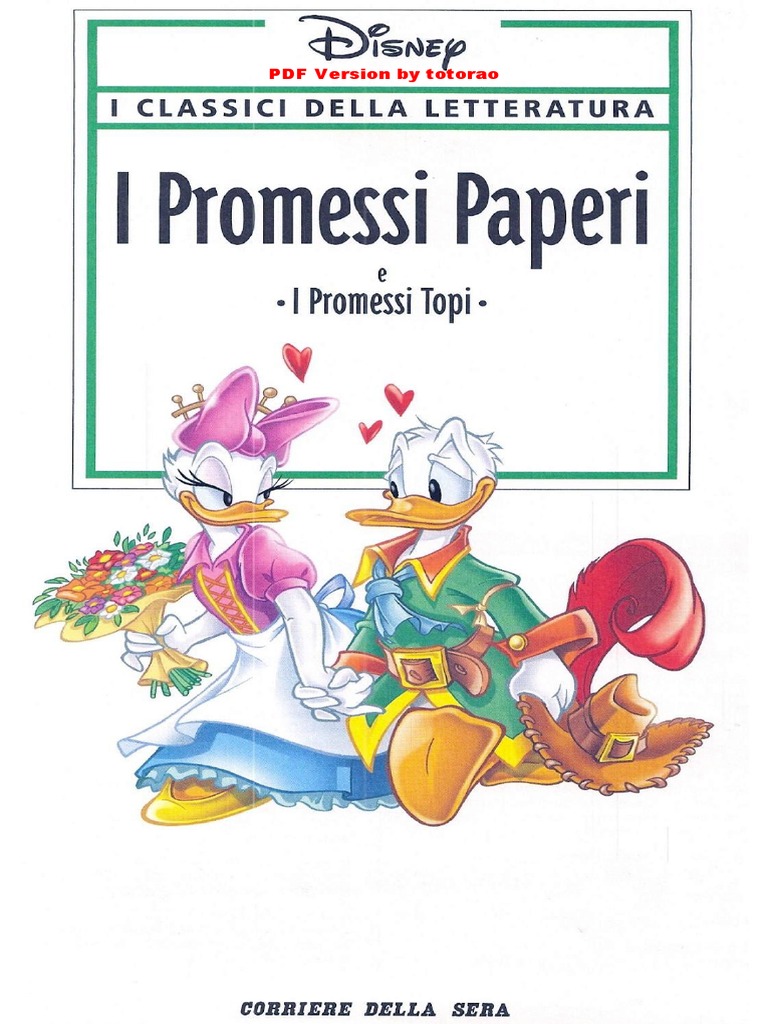 4 Fumetti Walt Disney Paperino I Promessi Paperi Animalibera Net | PDF ...