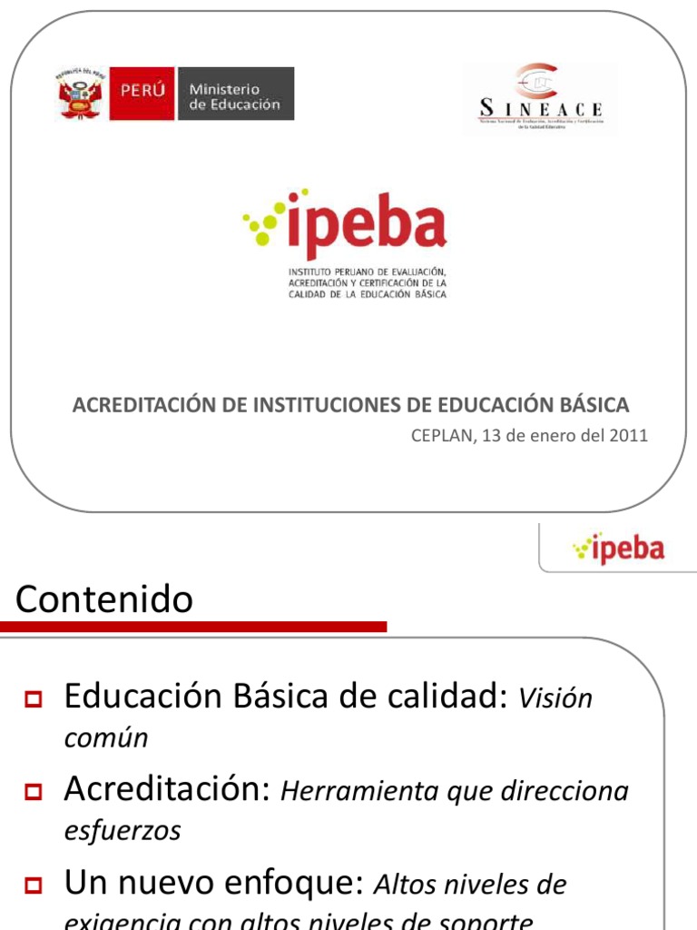 Acreditación en Educación Básica 2023 | PDF