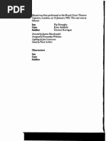 The Visit - Friedrich Durrenmatt PDF | PDF