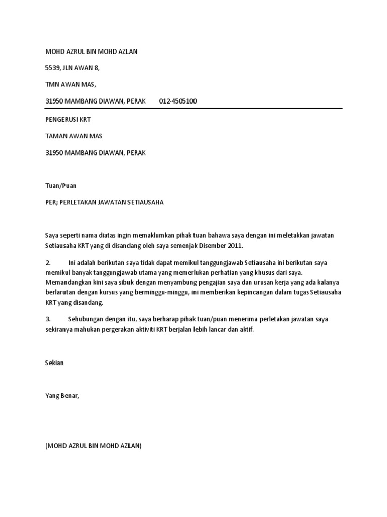 Surat Letak JWTN KRT | PDF | Olahraga & Rekreasi
