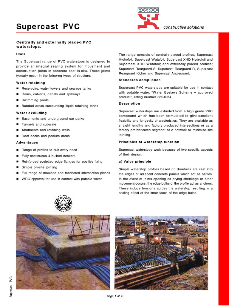 Supercast PVC | PDF | Wall | Polyvinyl Chloride