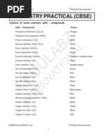 Class 10 Chemical Formulas List | PDF | Hydroxide | Oxide