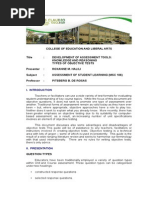 Four Types of Objective Test Items | PDF | Question | Sentence ...