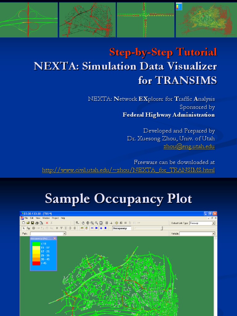 Visualizer - For - TRANSIMS - Tutorial NEXTA | PDF | Double Click ...