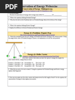 PhET Roller Coaster Physics Investigation | PDF | Friction | Force