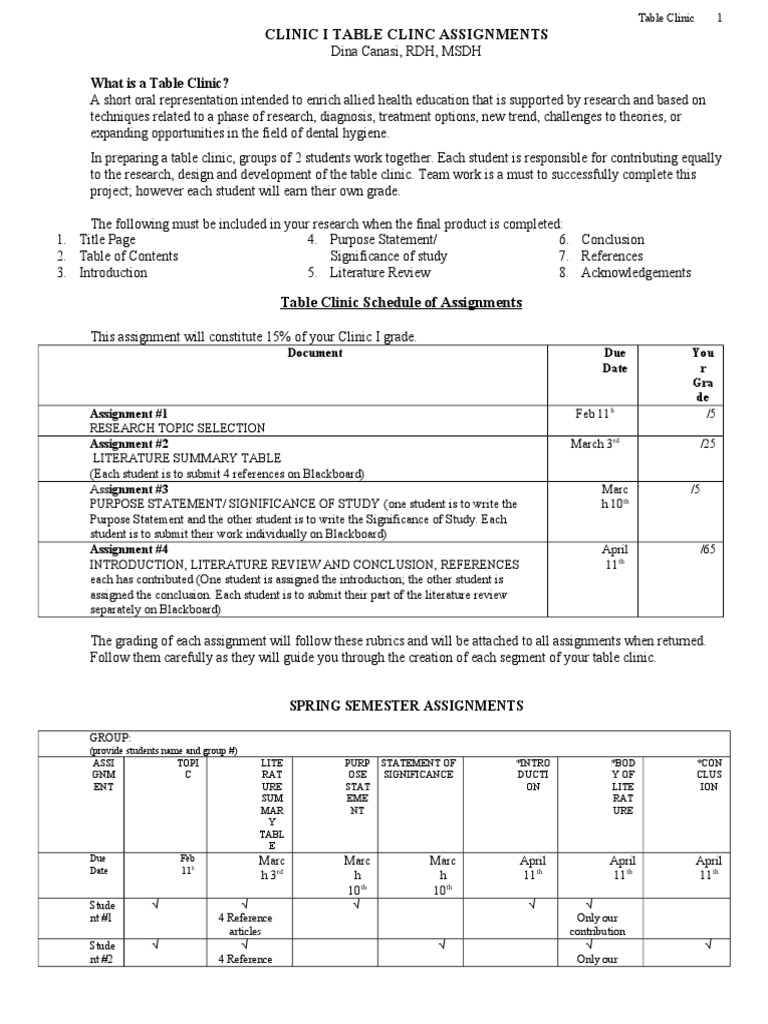 2014 Table Clinic Instructions(2) (2) | Page Layout | Abstract (Summary)