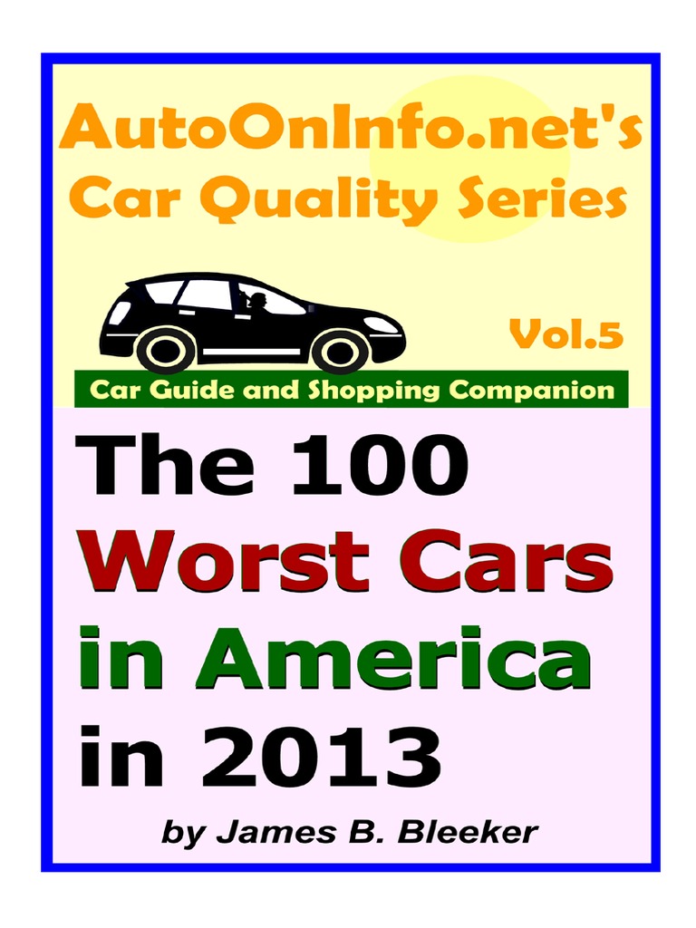 2013's 100 Worst Cars in America | PDF