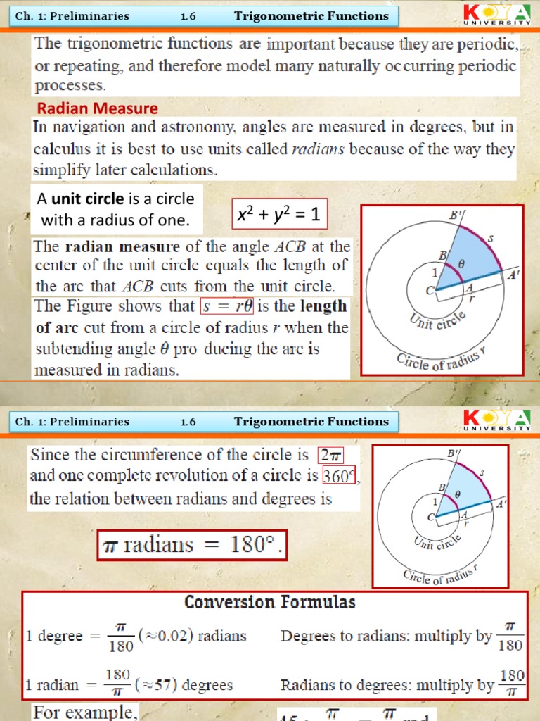 1 6 Trigonometric Functions Download Free Pdf Trigonometric Functions Euclidean Plane Geometry