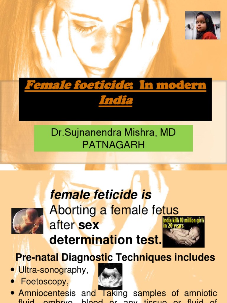 Female Foeticide India:: in Modern | PDF | Woman | Social Institutions